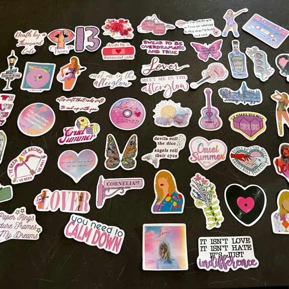 Taylor Swift | Accessories | Taylor Swift Lover Stickers | Poshmark